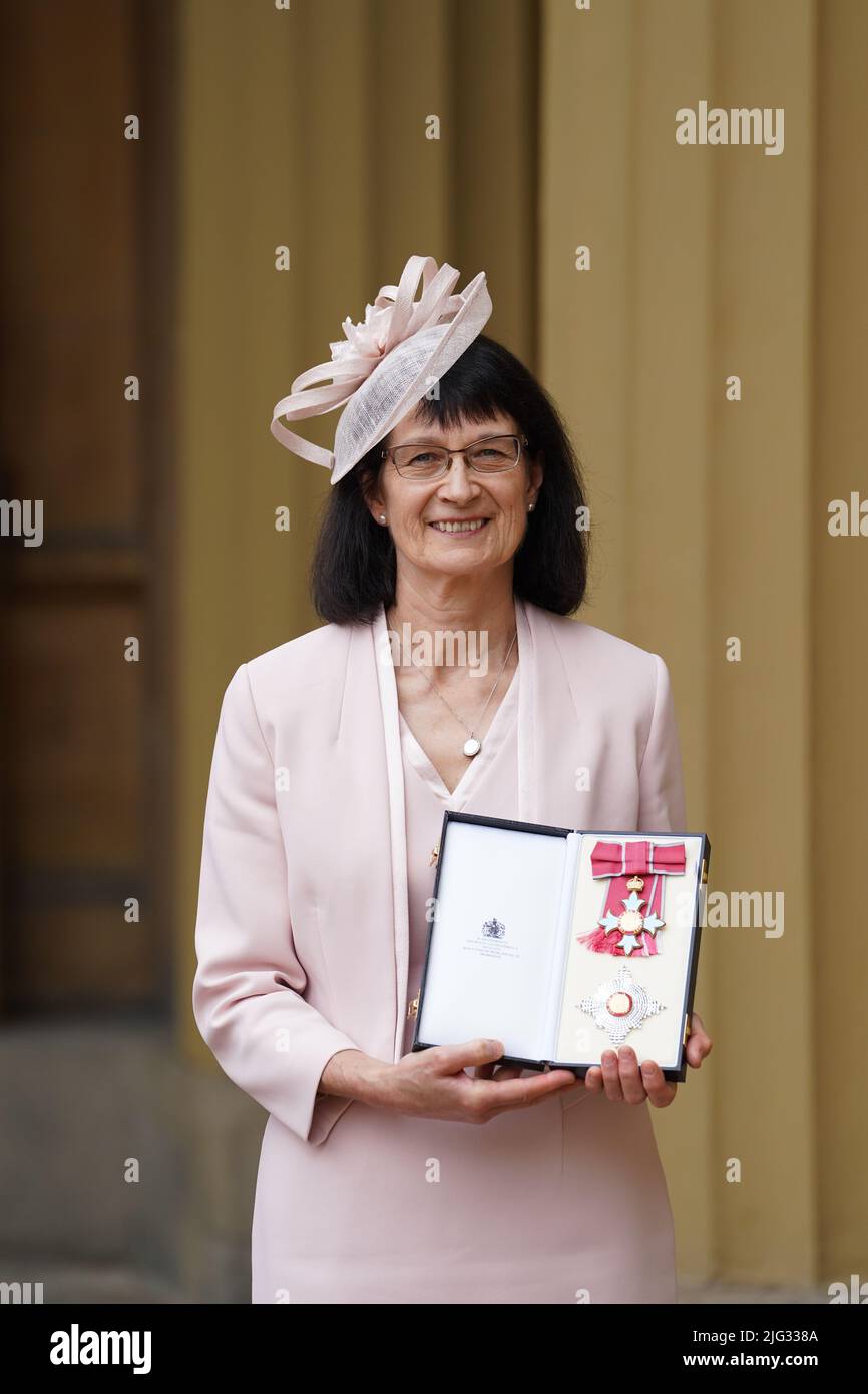 Professor Dame Jennifer Harries after she was made Dame Commander of ...