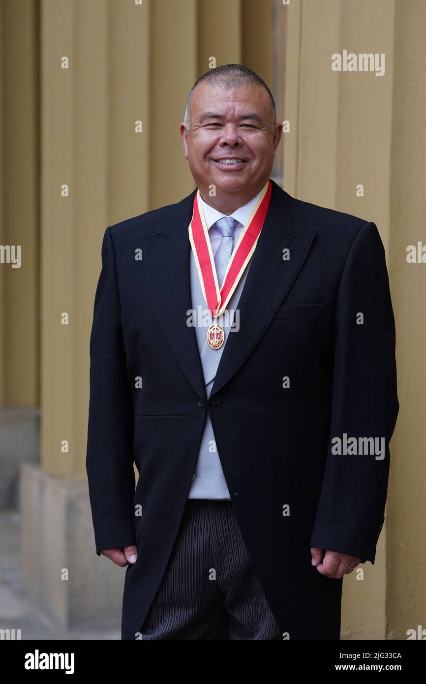 Professor Sir Jonathan Nguyen-Van-Tam after he was made a Knight ...