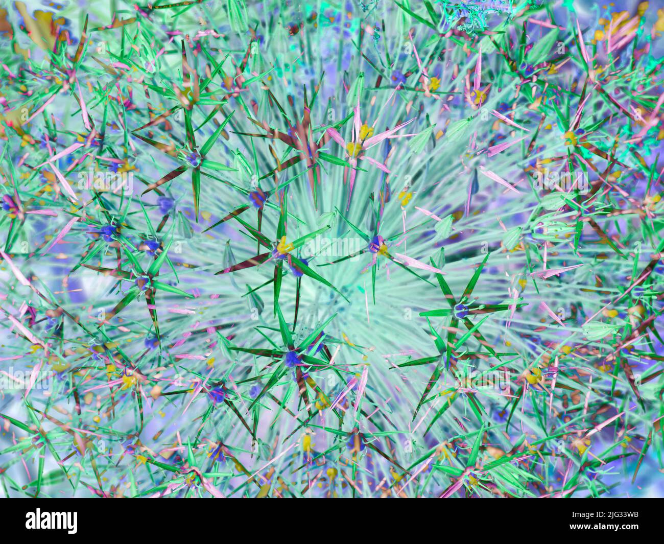 This surprisingly abstract-looking shot is actually a close-up image of ...