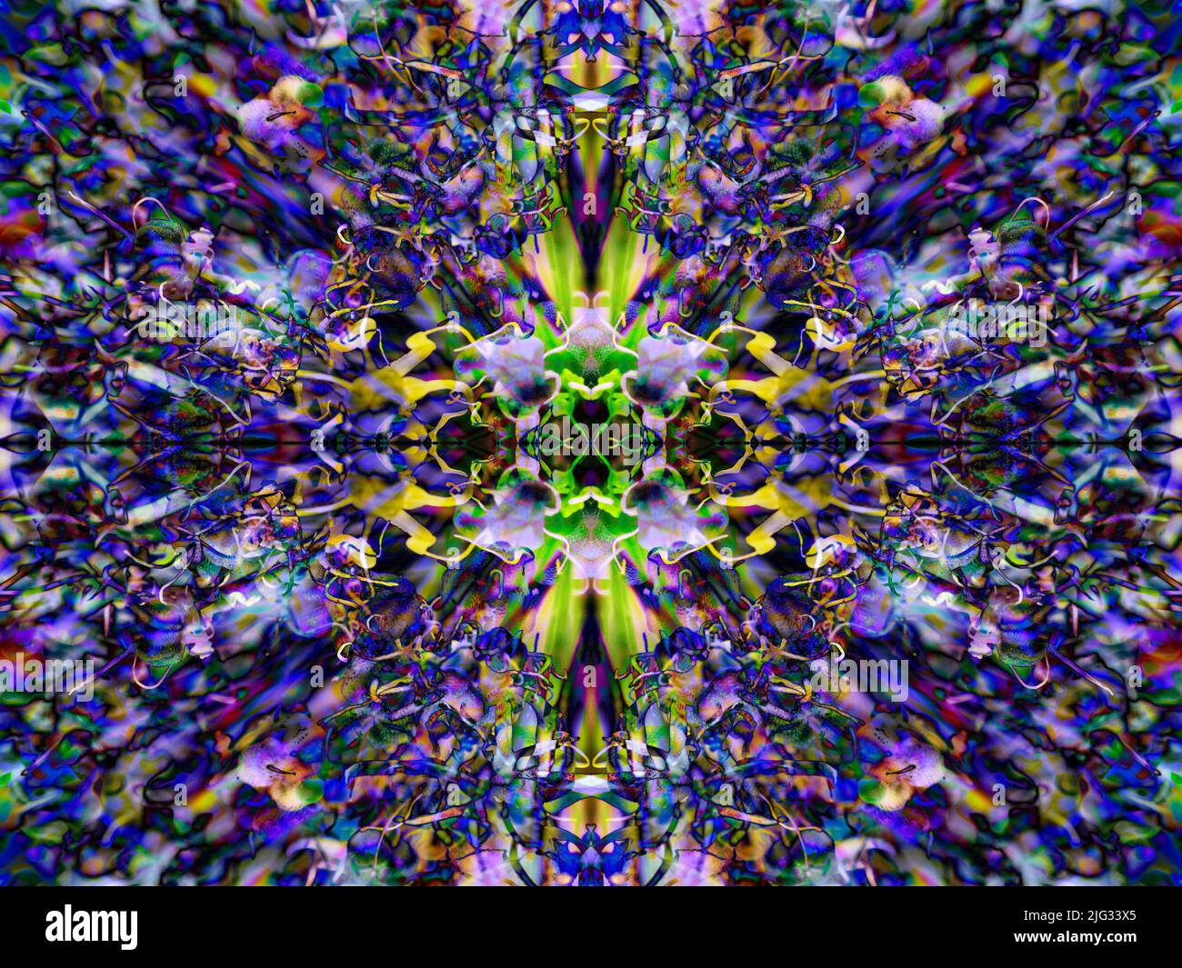 This surprisingly abstract-looking shot is actually a close-up image of ...