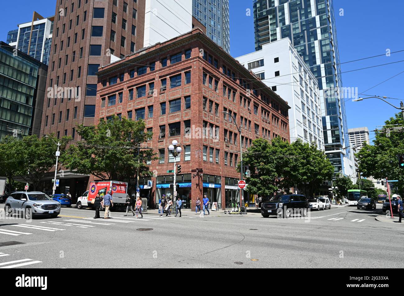 Hot city street washington hi-res stock photography and images - Alamy