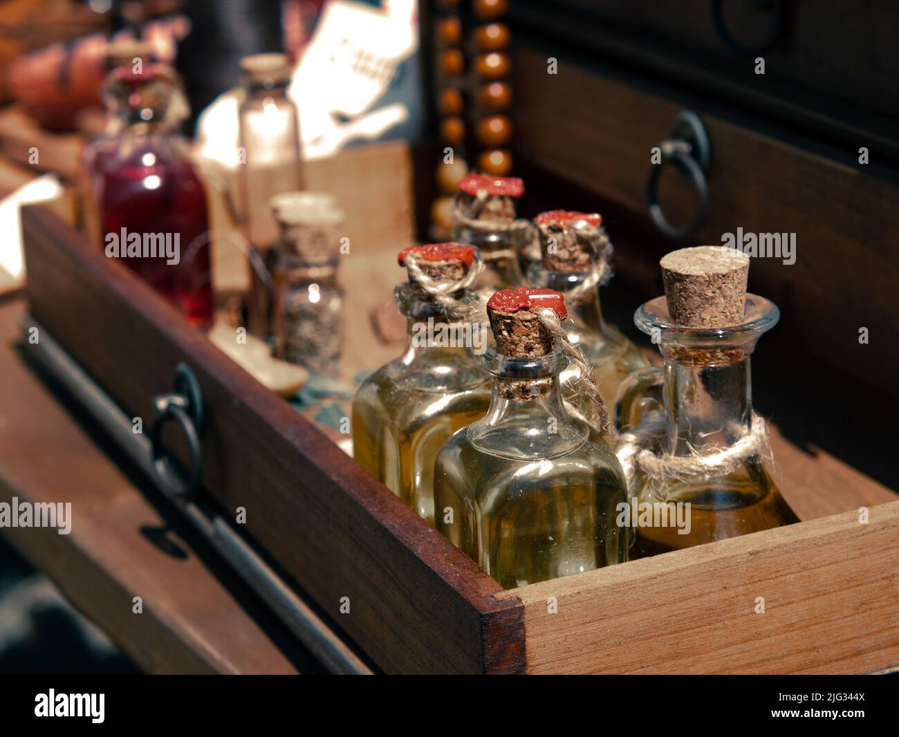 Medieval pharmacy counter hi-res stock photography and images - Alamy