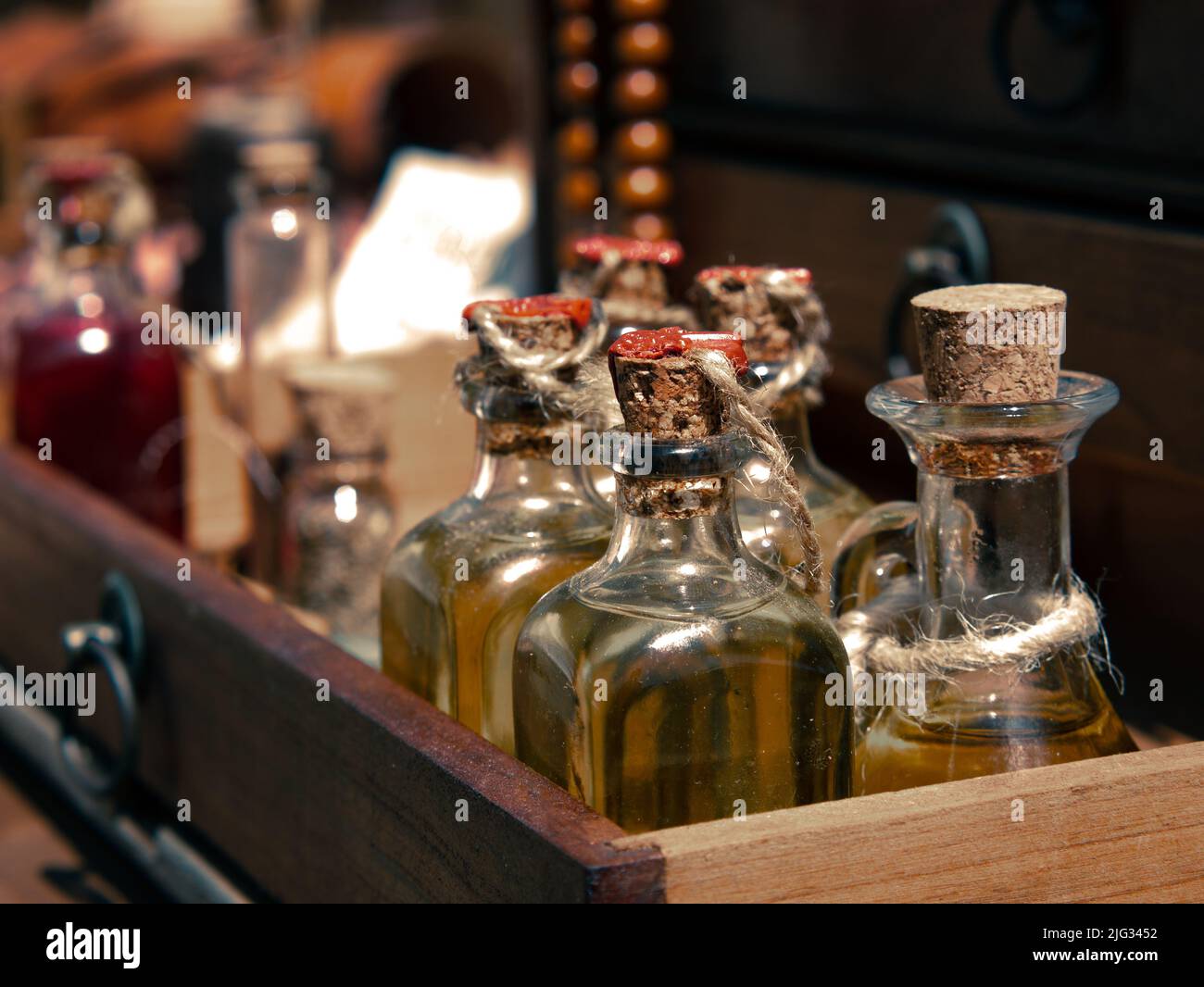 Medieval medicine bottles hi-res stock photography and images - Alamy