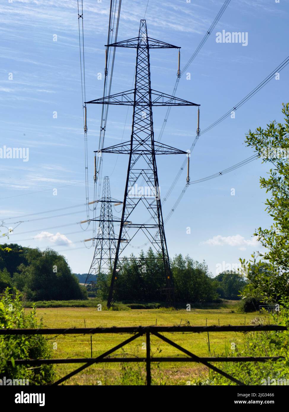 I love electricity pylons; I find their abstract, gaunt shapes ...