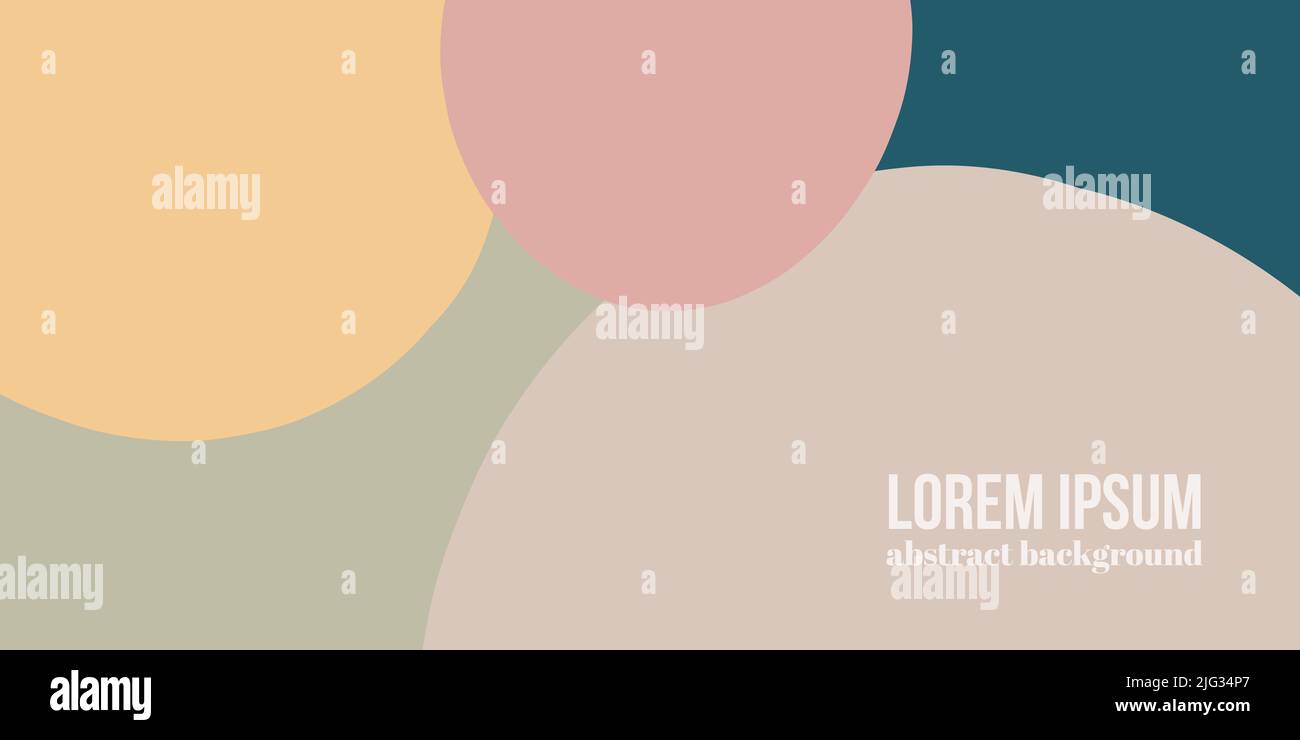 Abstract organic rounded shapes background. Hand drawn neutral colors ...