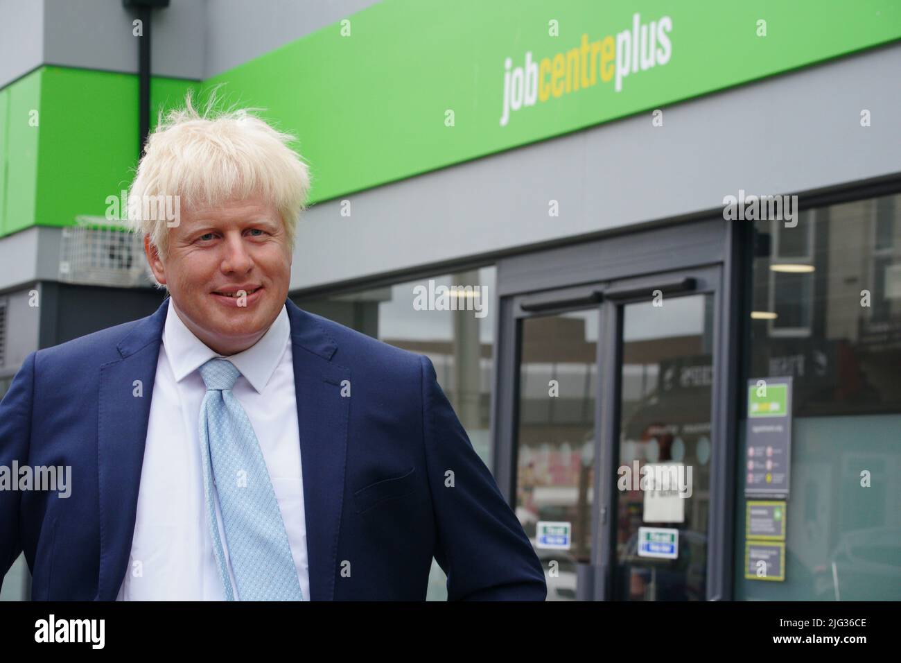 Boris johnson wax figure hi-res stock photography and images - Alamy