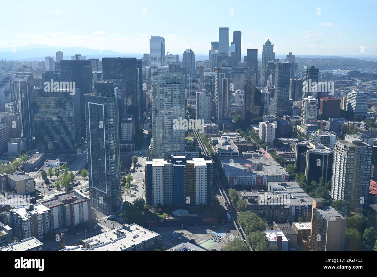 Views of Seattle from the Space Needle Stock Photo - Alamy