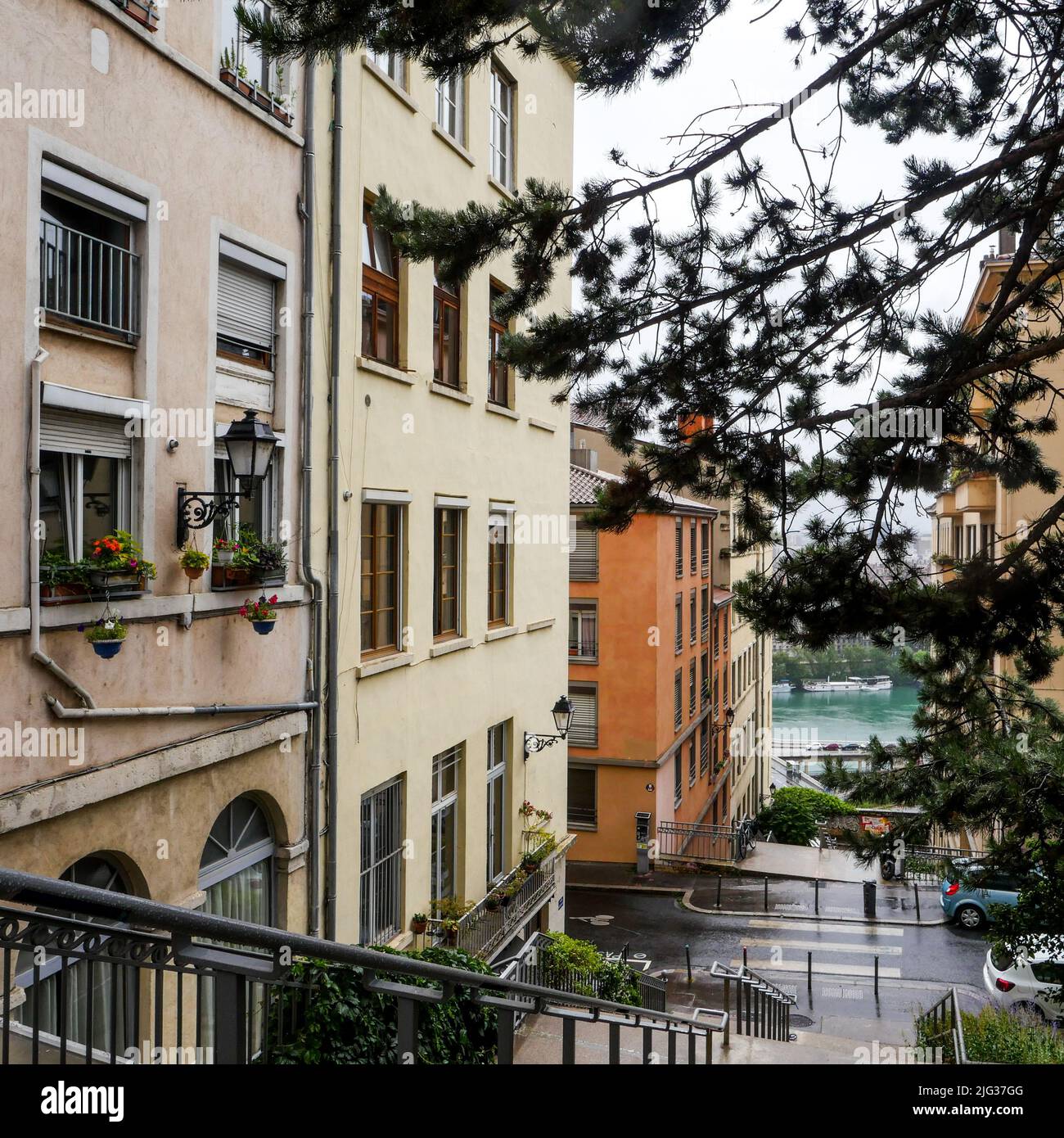 La Croix-Rousse district, a ballad in the footpath of Flora Triistan ...