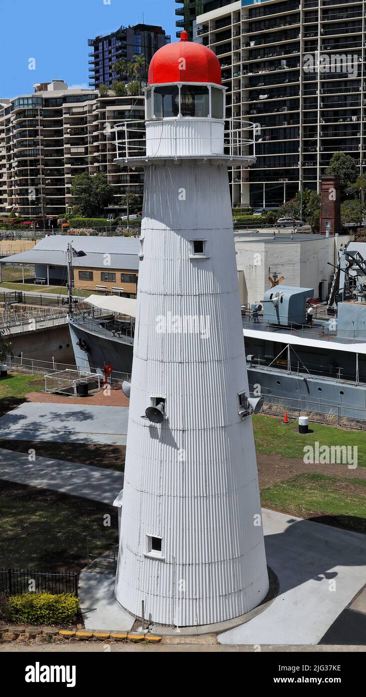 033 Dry dock with old lighthouse on display-Queensland Maritime Museum ...