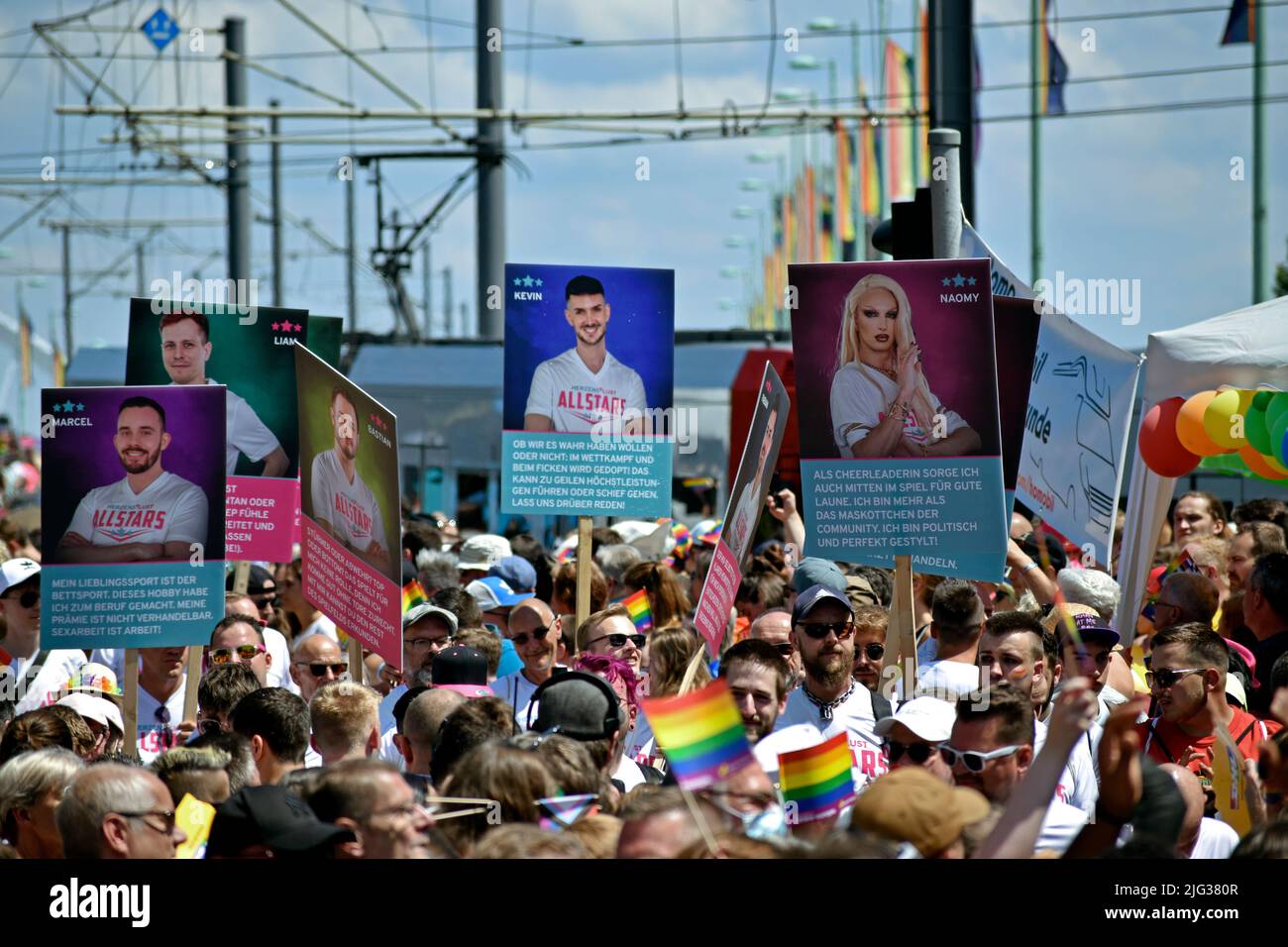 Pride 2022 In Cologne Stock Photo - Alamy