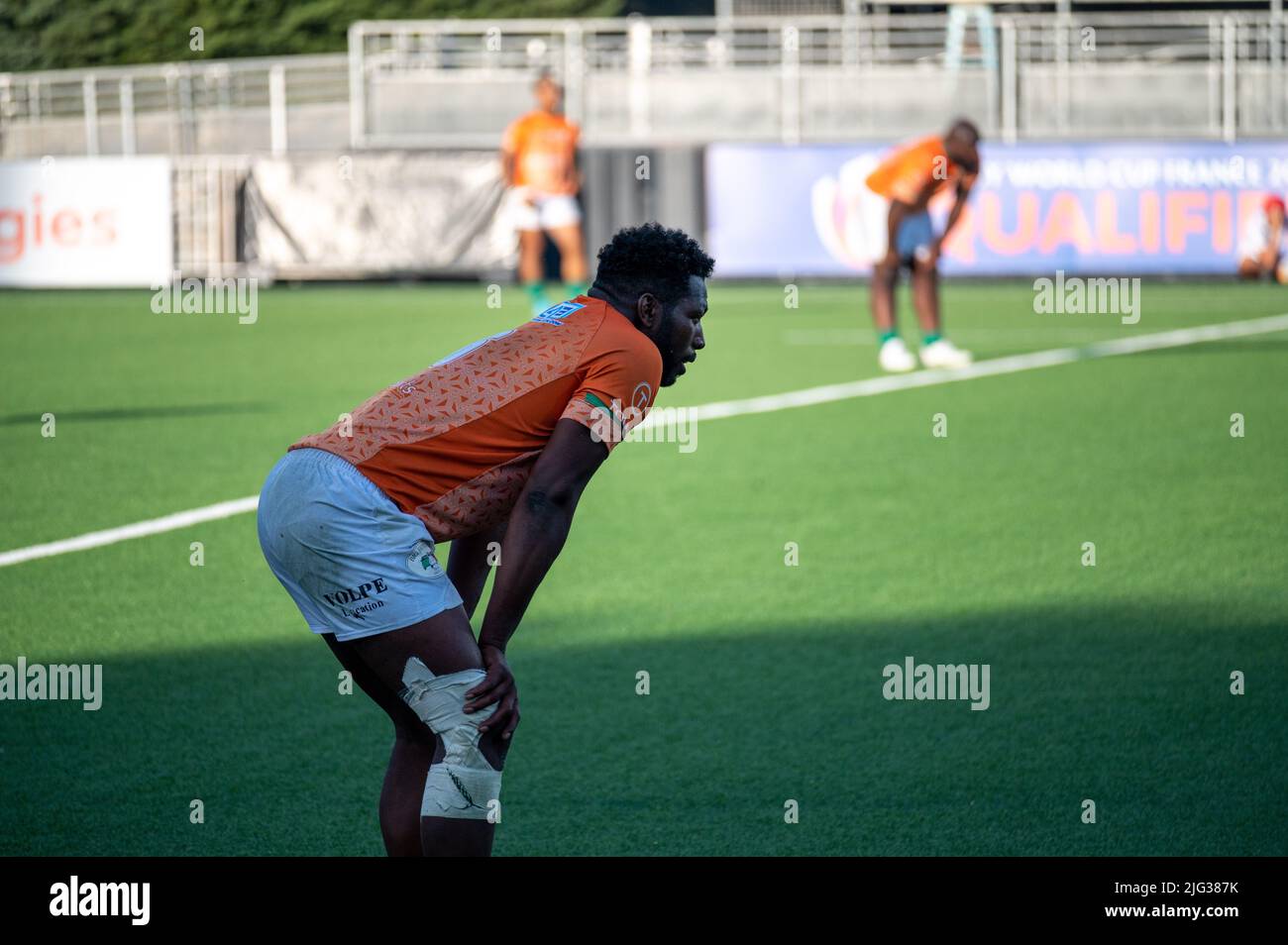 Ivory Coast Player during the Rugby Africa Cup 2022, World Cup 2023 ...