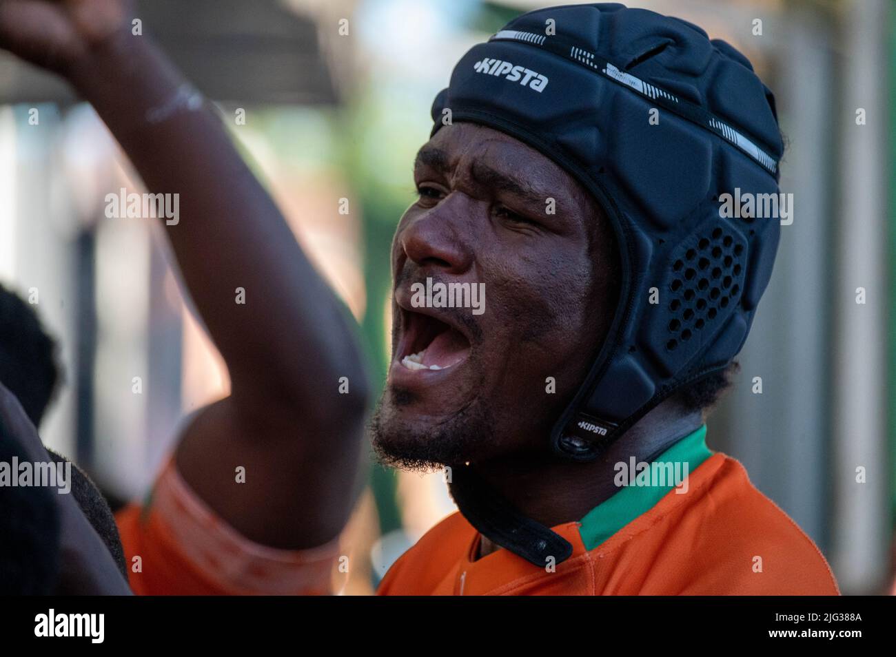 Ivory Coast Player during the Rugby Africa Cup 2022, World Cup 2023 ...