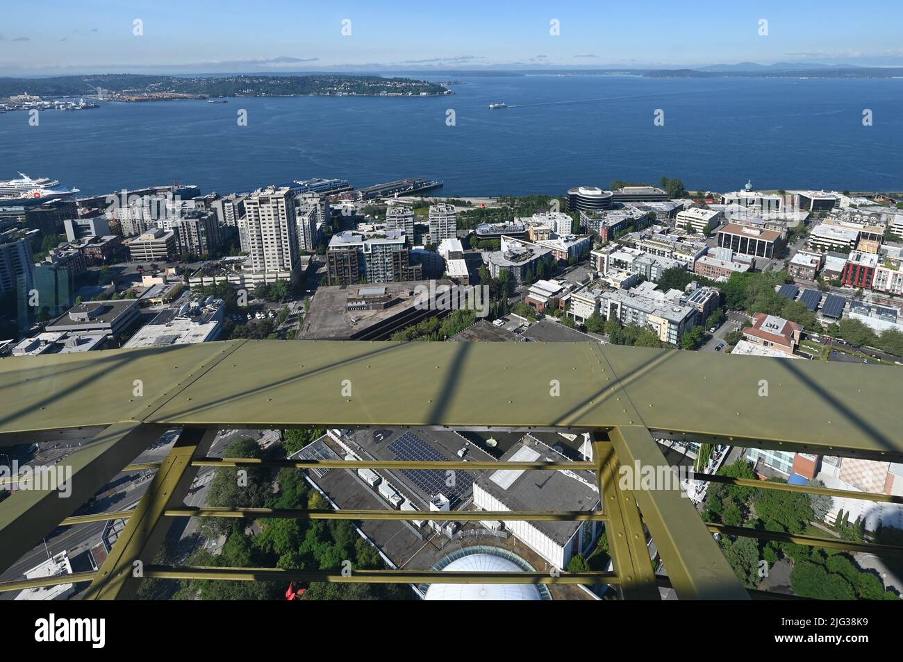 Views of Seattle from the Space Needle Stock Photo - Alamy