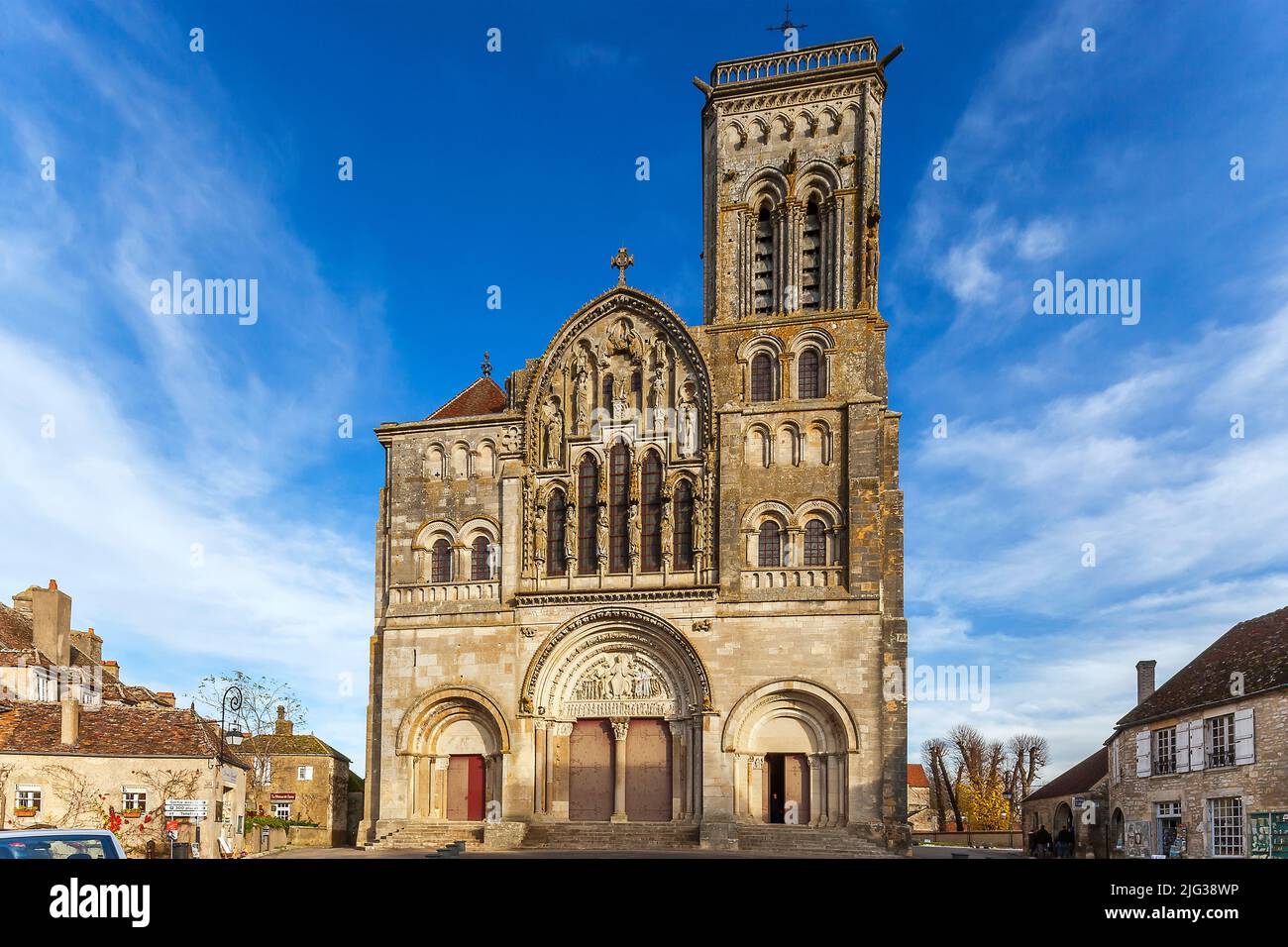 Vézelay Abbey of Mary Magdalene, is a Benedictine and Cluniac monastery ...
