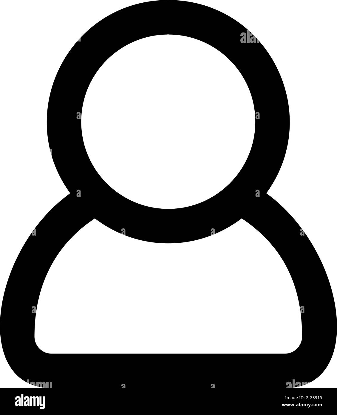 Vector man monoline icon. Simple logo. Occupation concept. Can be used ...