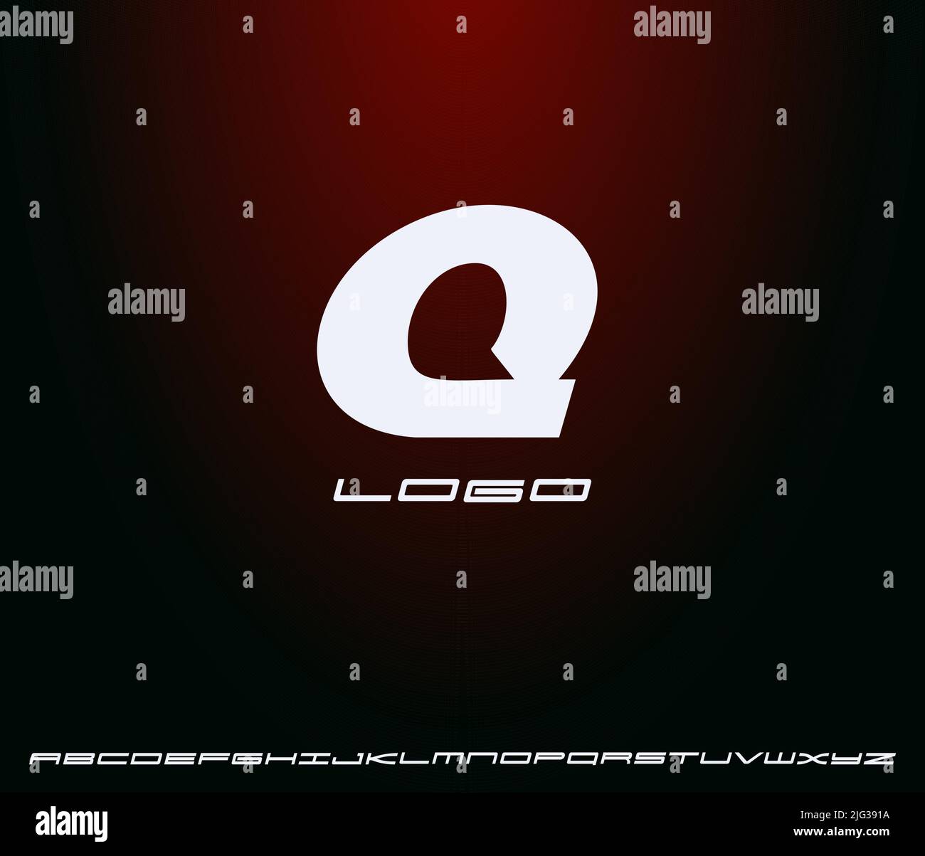 Monogram logo hi-res stock photography and images - Alamy