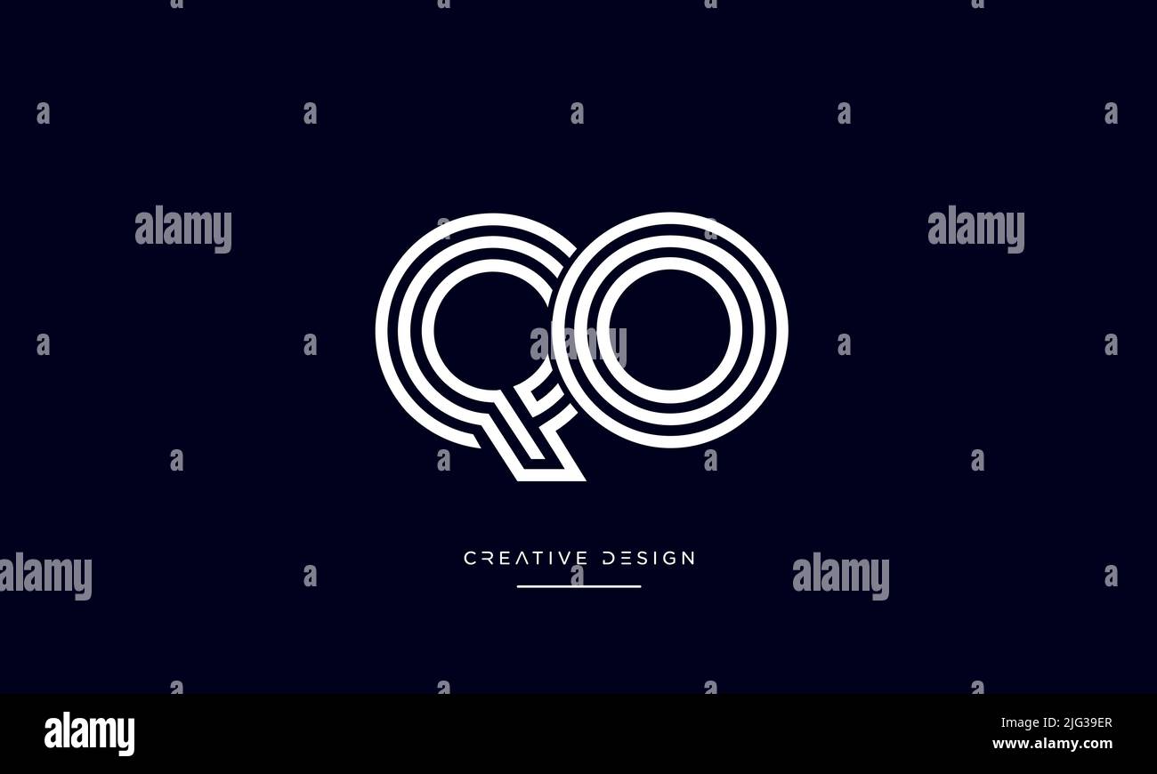Qo design Stock Vector Images - Alamy