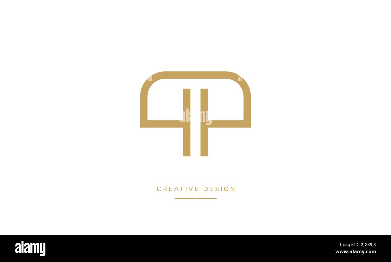 QP, PQ, P or Q Abstract Logo Icon from Alphabet Letters Stock Vector ...