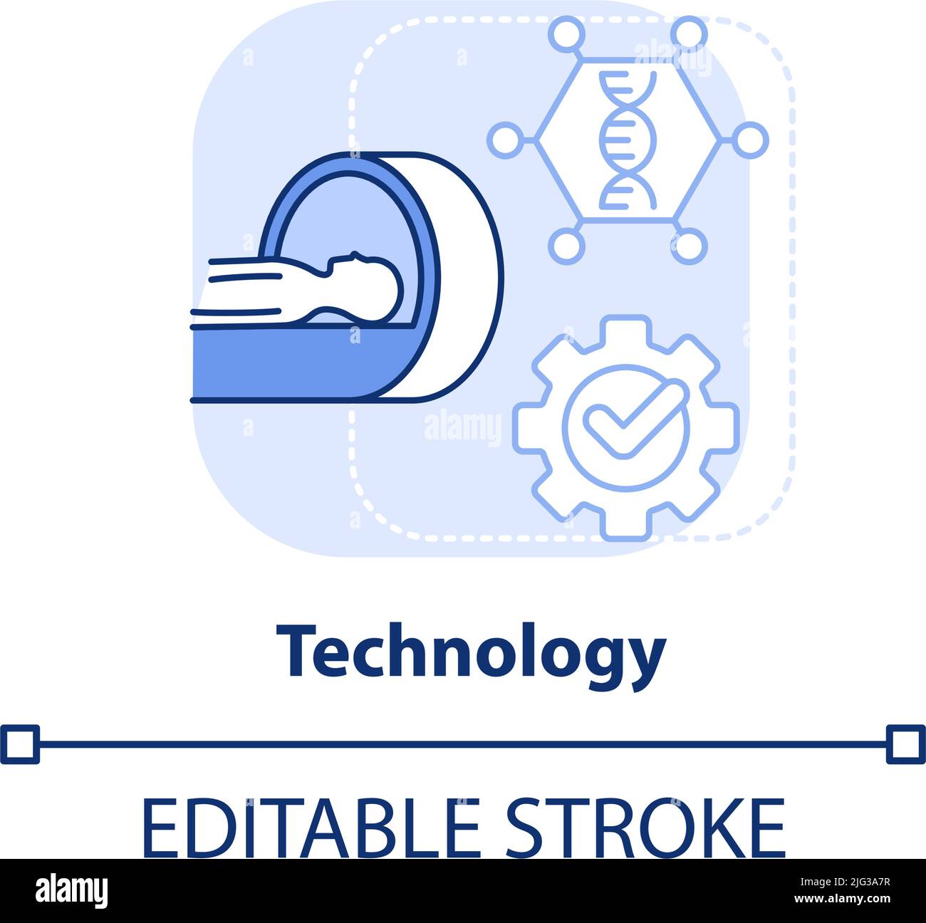 Technology light blue concept icon Stock Vector Image & Art - Alamy