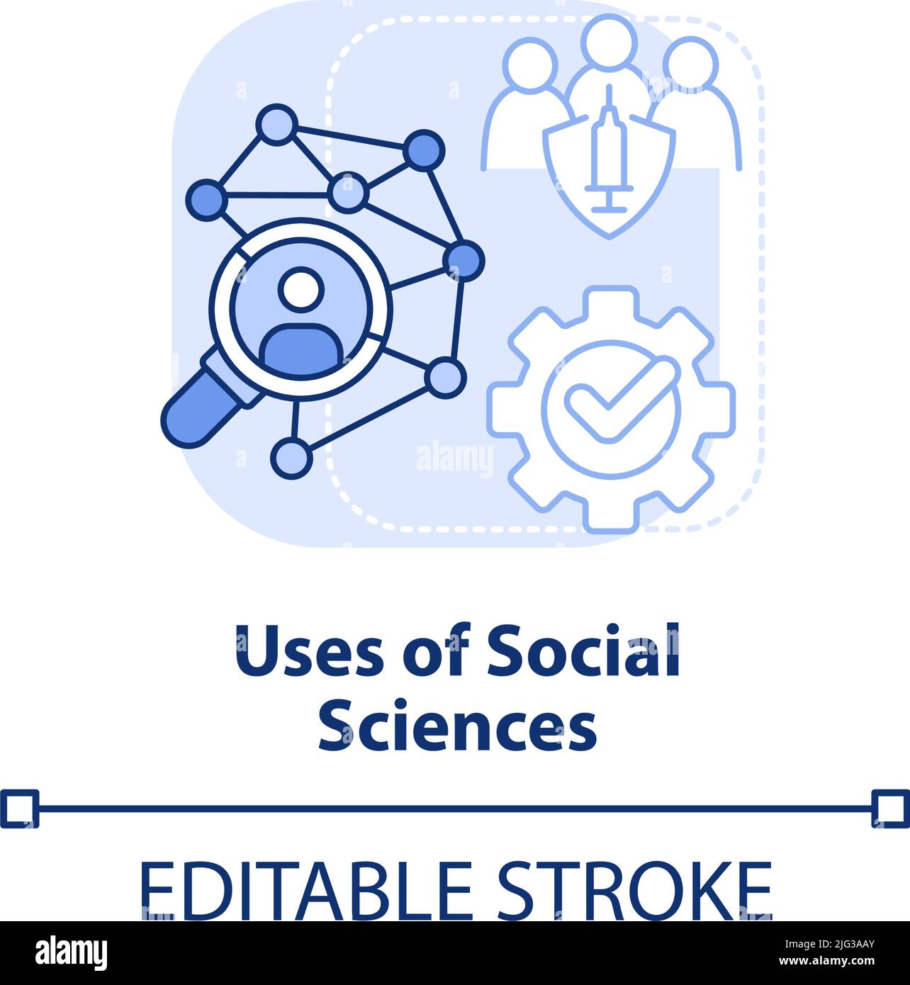 Uses of social sciences light blue concept icon Stock Vector Image ... Uses of social sciences light blue concept icon Stock Vector Image ...