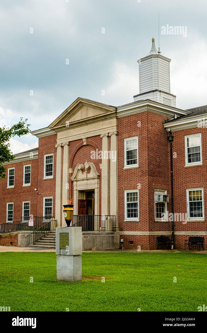 Catoosa County Courthouse, Nashville Street, Ringgold, Georgia Stock ...