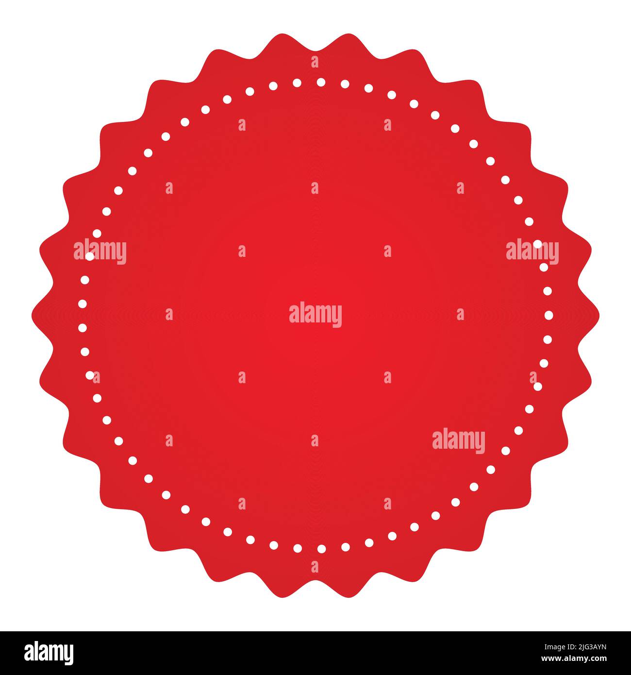 Red Empty Circle Label Or Tag On White Background Stock Vector Image ...
