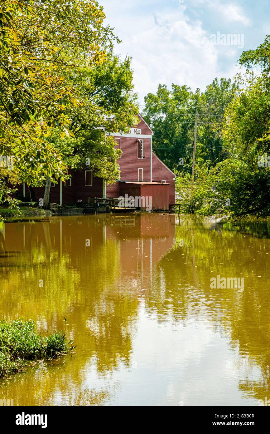 Praters Mill Historic Site, Prater Mill Road NE, Dalton, Georgia Stock ...