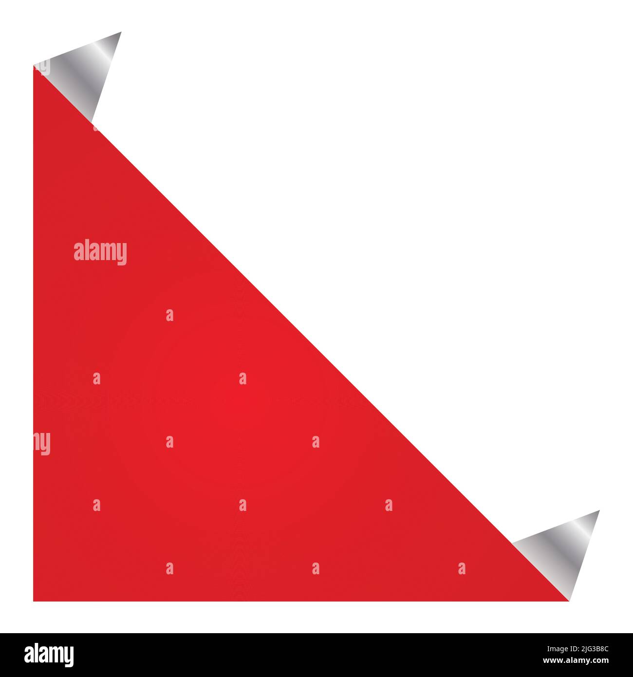 Empty red triangle Cut Out Stock Images & Pictures - Alamy