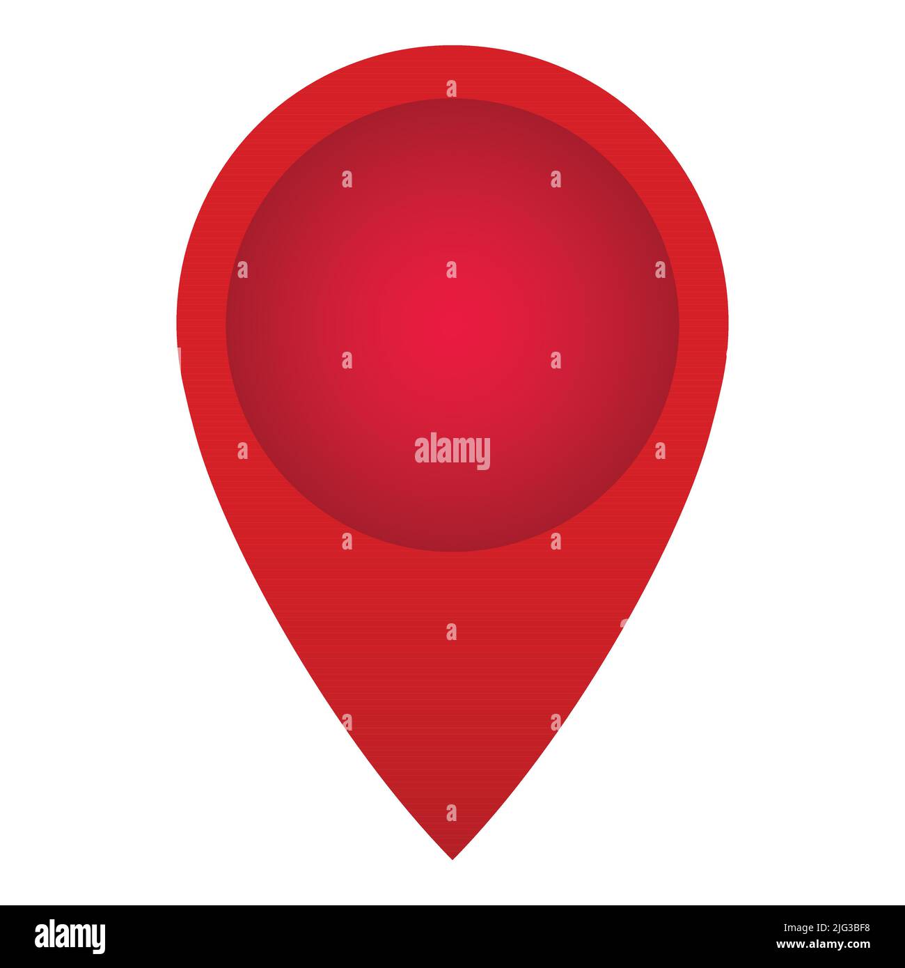 Location Pin Element In Red Color Stock Vector Image & Art - Alamy