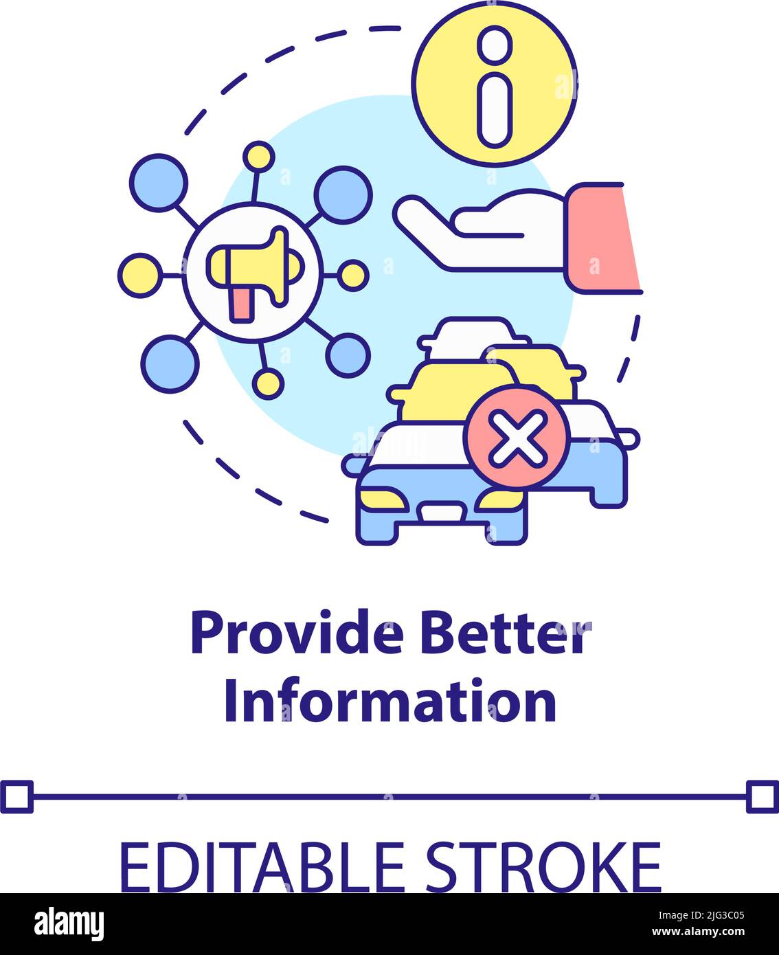 Provide better information concept icon Stock Vector Image & Art - Alamy
