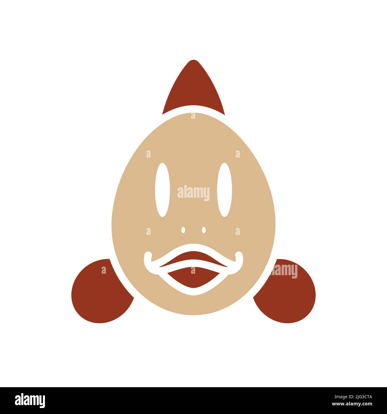 Fish glyph icon. Animal head vector illustration. Agriculture sign ...