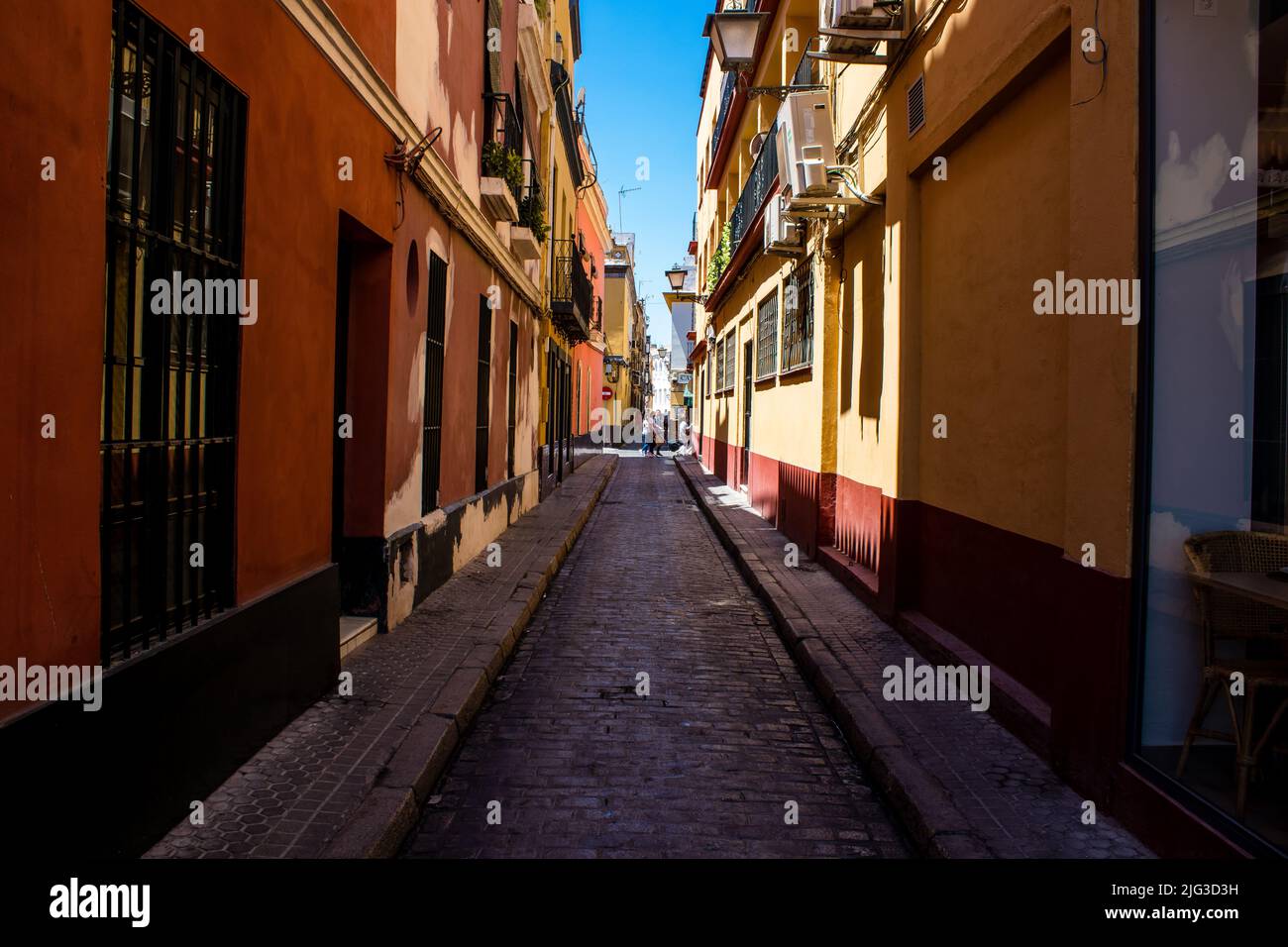 Seville, Spain - July 04, 2022 Cityscape and architecture of Seville ...