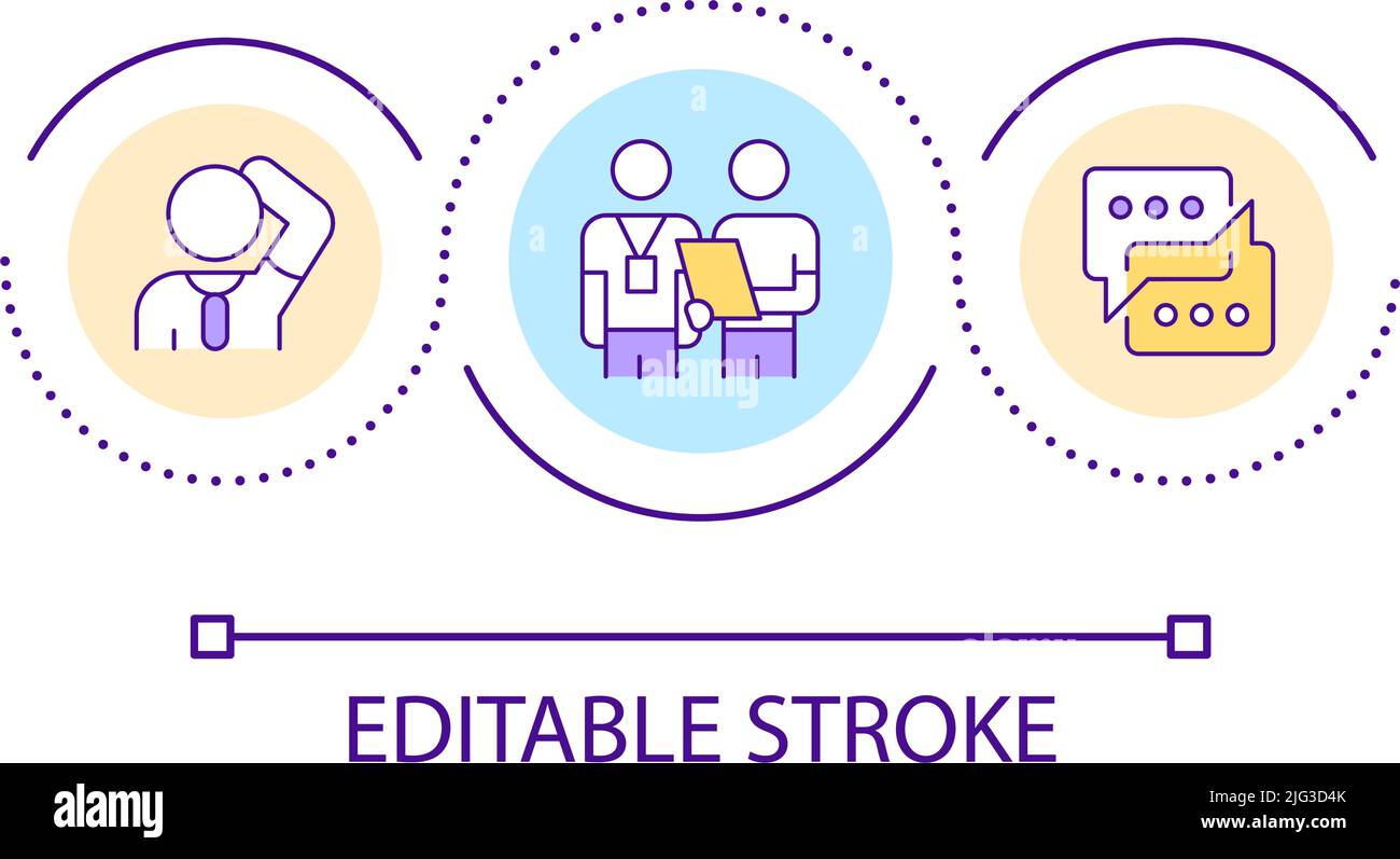 Professional difficulties Stock Vector Images - Alamy