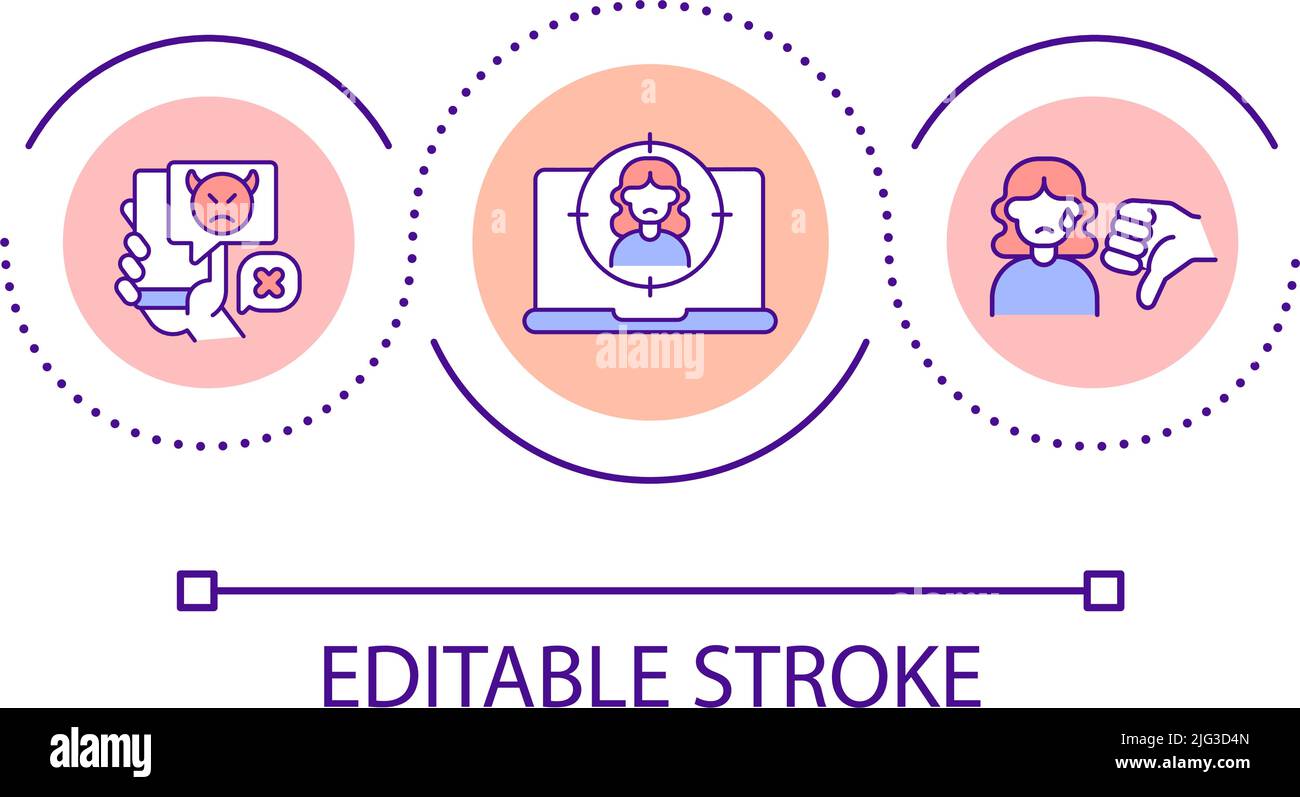 Cyber bullying internet harassment woman hi-res stock photography and ...