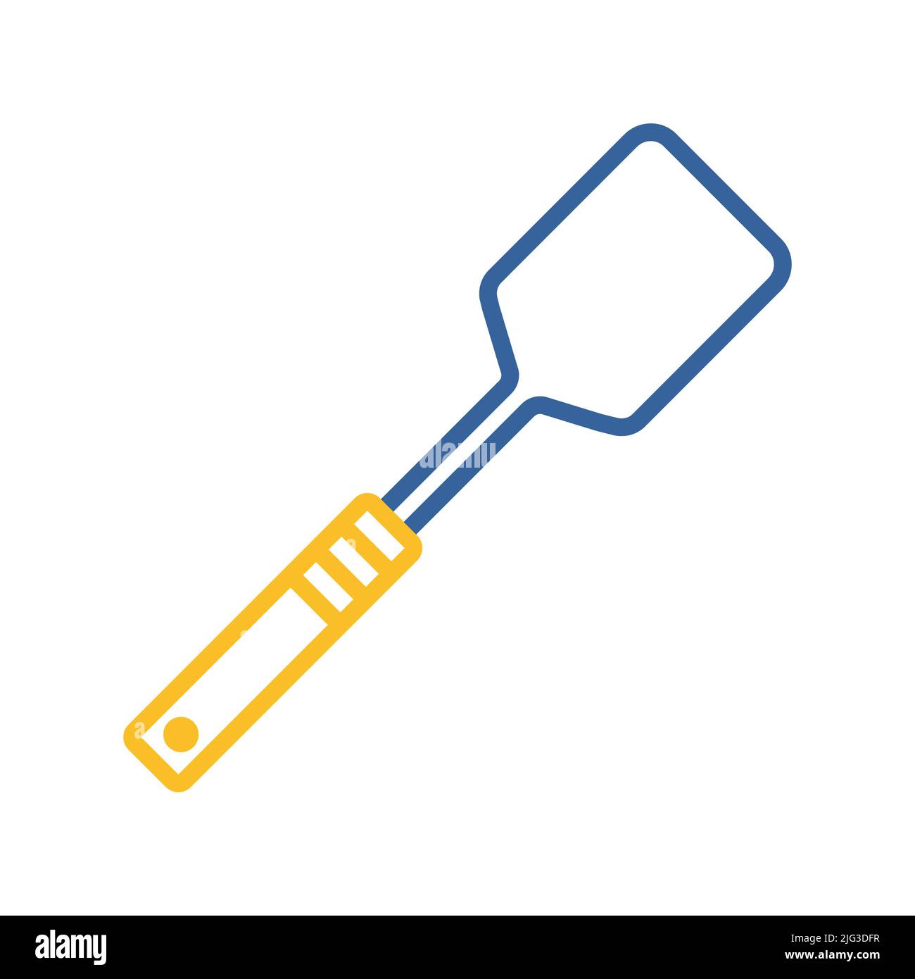 Kitchen spatula vector icon. Kitchen appliances. Graph symbol for ...