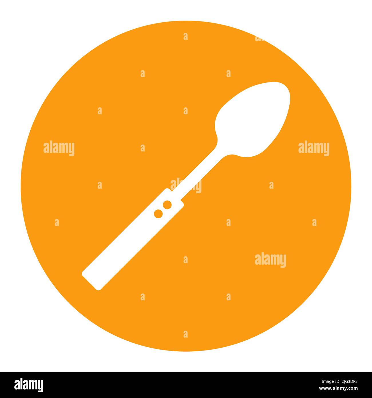 Large spoon vector glyph icon. Kitchen appliances. Graph symbol for ...