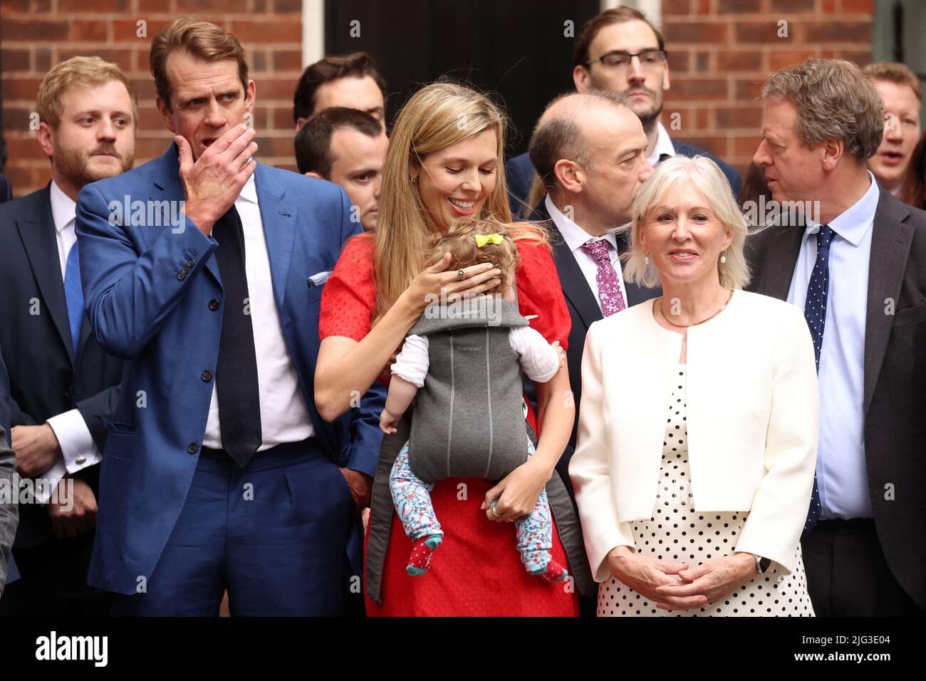 Carrie johnson nadine dorries hi-res stock photography and images - Alamy