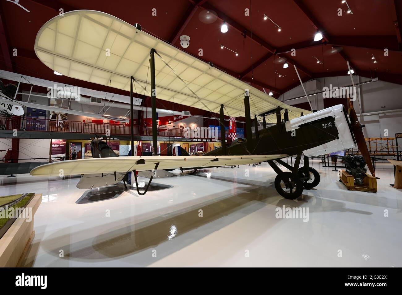 De havilland dh-4 liberty (r.a.i.d. 22-578), replica of an ;aircraft ...