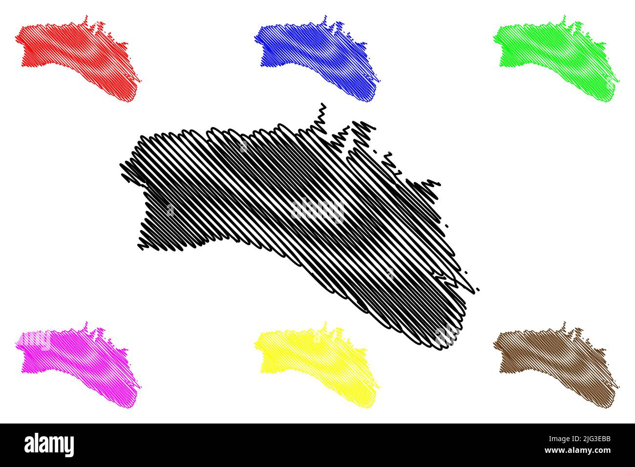 Menorca island (Balearic Islands archipelago, Mediterranean Sea ...