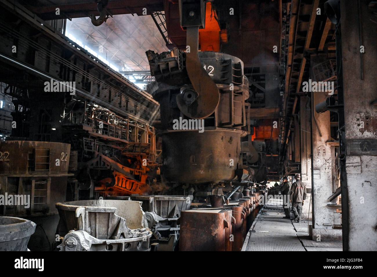 Open hearth furnace hi-res stock photography and images - Alamy