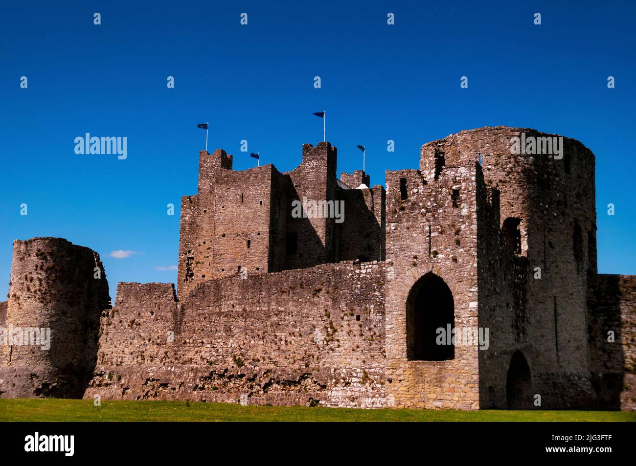Medieval Trim Castle in Trim, Ireland Stock Photo - Alamy