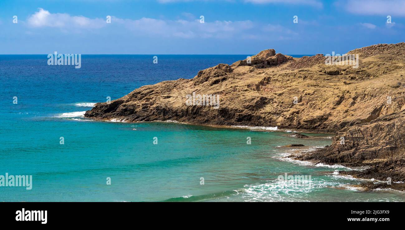 Columnar Jointing Structures Of Punta Baja, Lava Flows, Volcanic Rocks ...