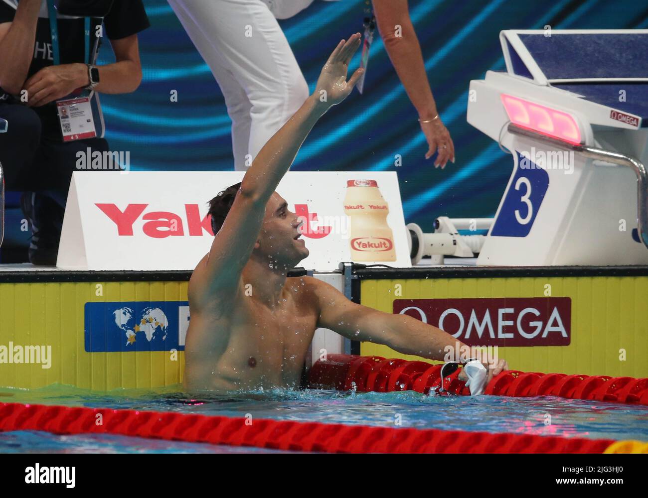 Kristof Milak of Hongrie Finale 100 M Butterfly Men during the 19th ...