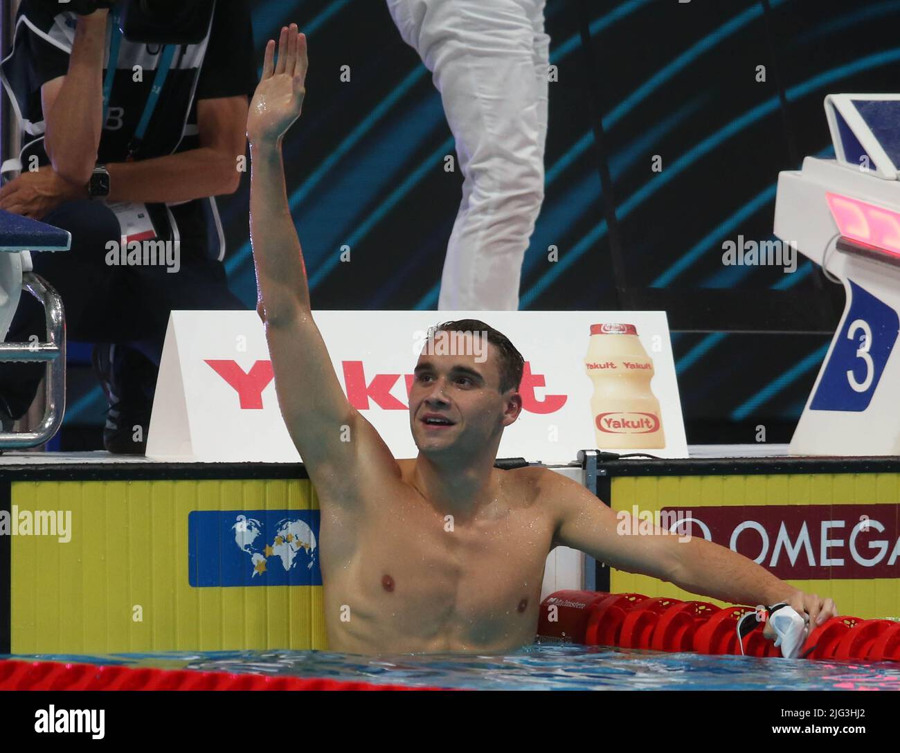 Kristof Milak of Hongrie Finale 100 M Butterfly Men during the 19th ...