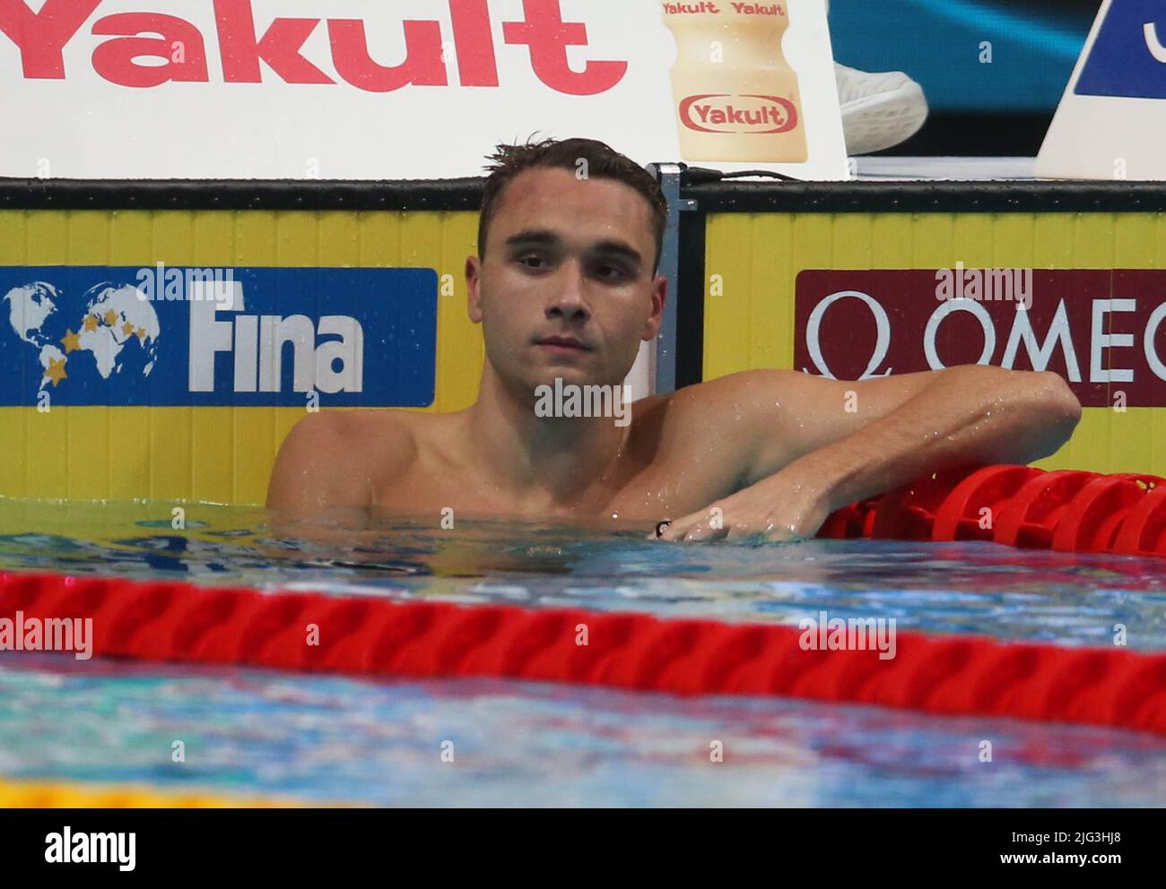 Kristof Milak of Hongrie Finale 100 M Butterfly Men during the 19th ...