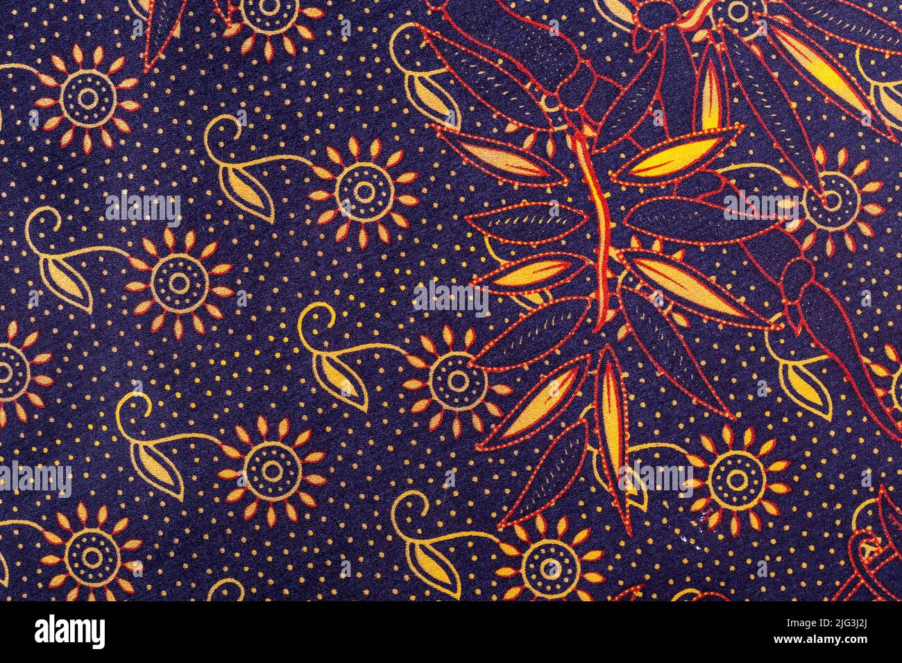 The Batik sarong pattern background in Thailand, traditional batik ...