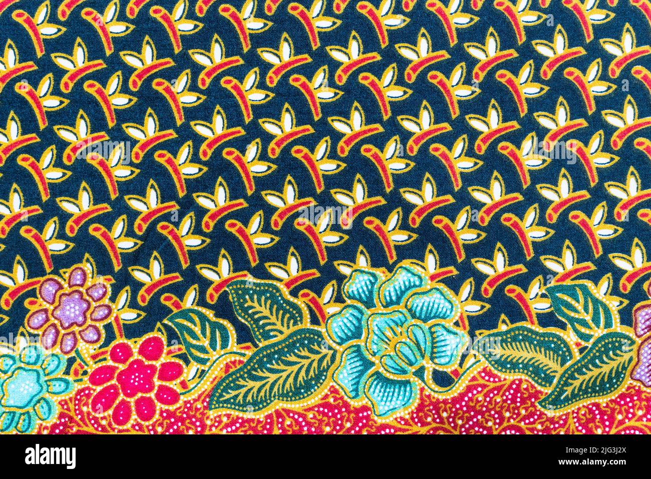 The Batik sarong pattern background in Thailand, traditional batik sarong in Asian Stock Photo ...