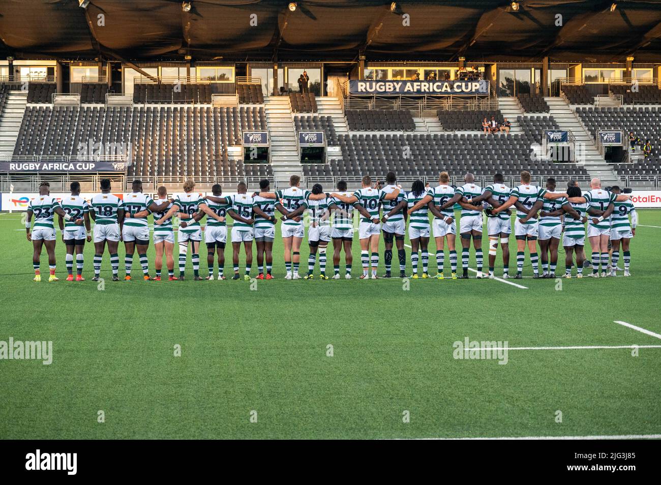 Zimbabwe Team during the Rugby Africa Cup 2022, World Cup 2023 ...