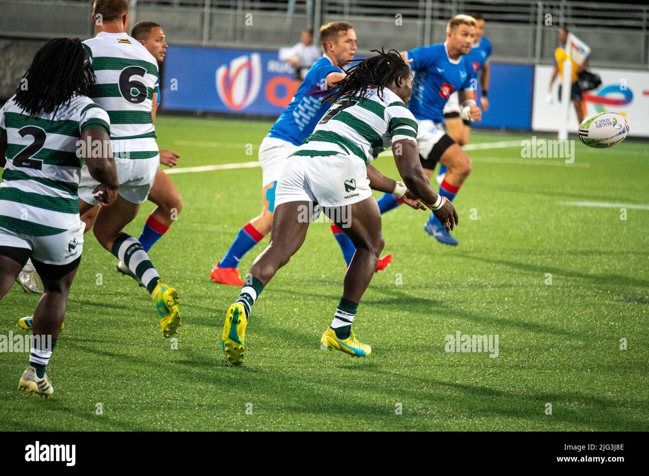 Tapiwa TSOMONDO during the Rugby Africa Cup 2022, World Cup 2023 ...