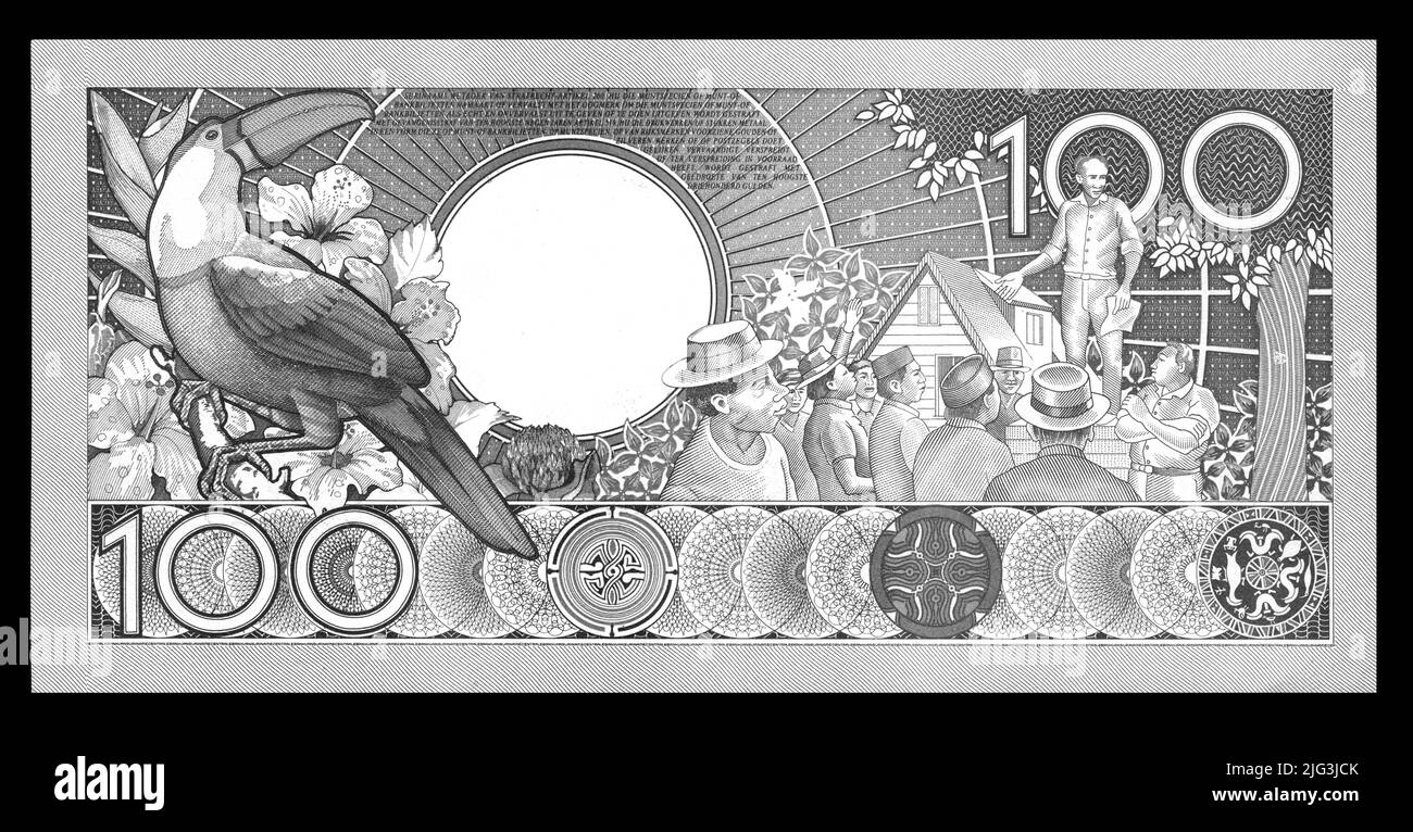 100 guilders note hi-res stock photography and images - Alamy